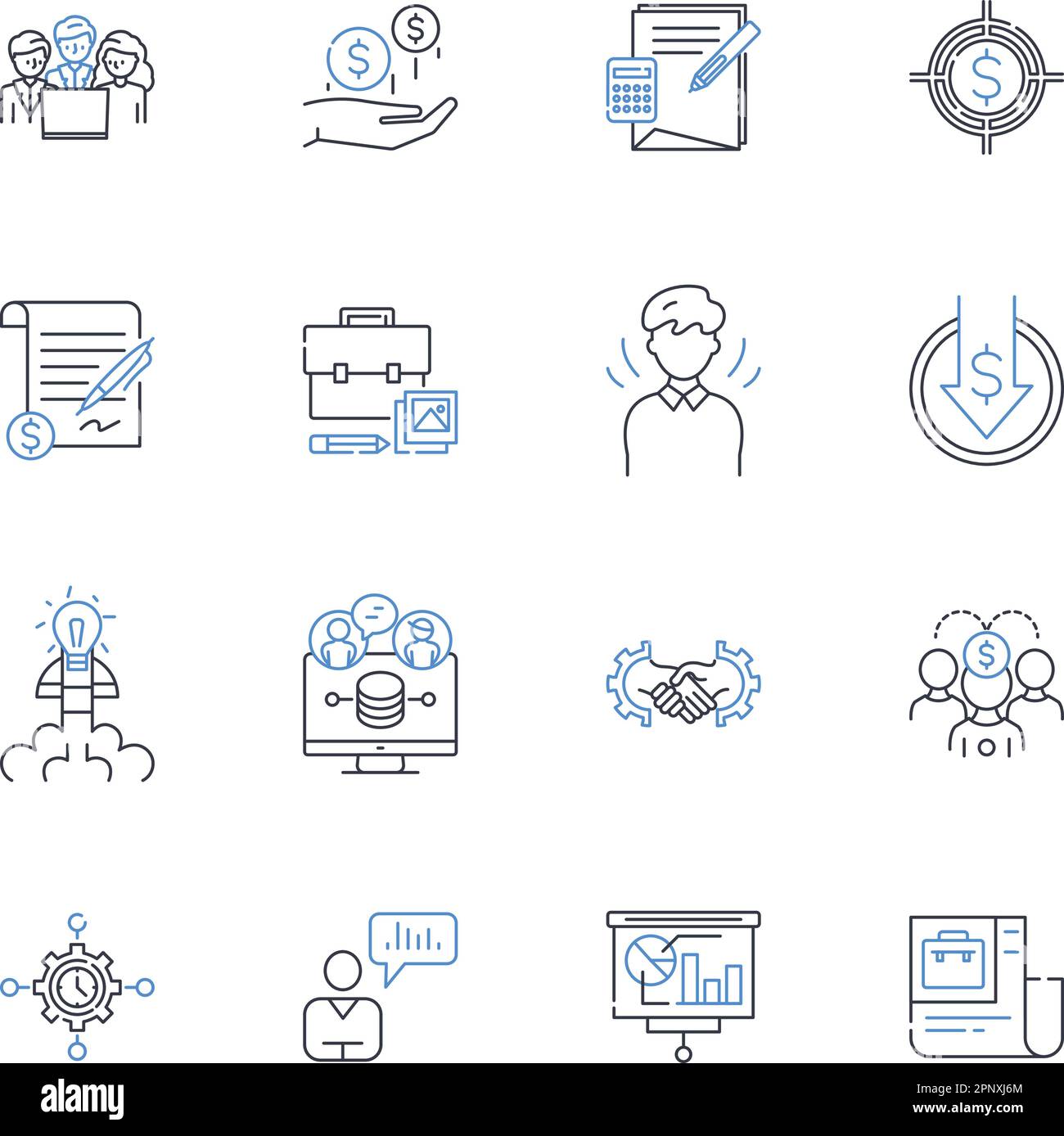 Retail line icons collection. Shopping, Merchandise, Sales, Displays ...