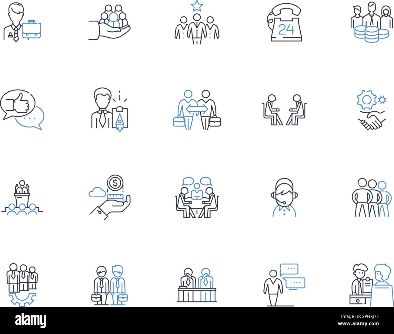 Personal enhancement line icons collection. Growth, Development ...