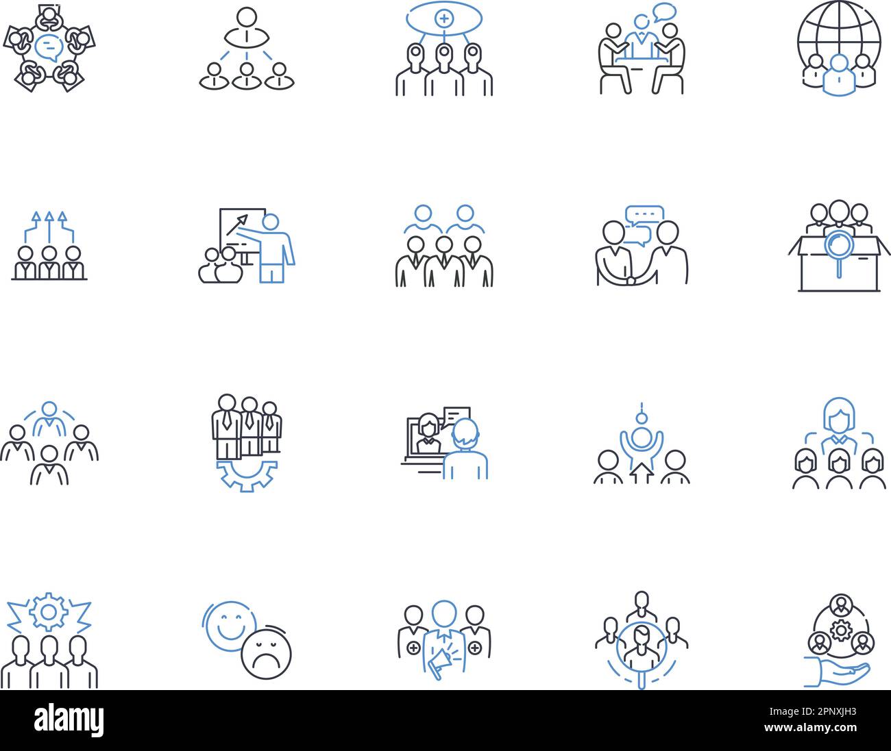 Companionship line icons collection. Friendship, Bonding, Comradeship ...