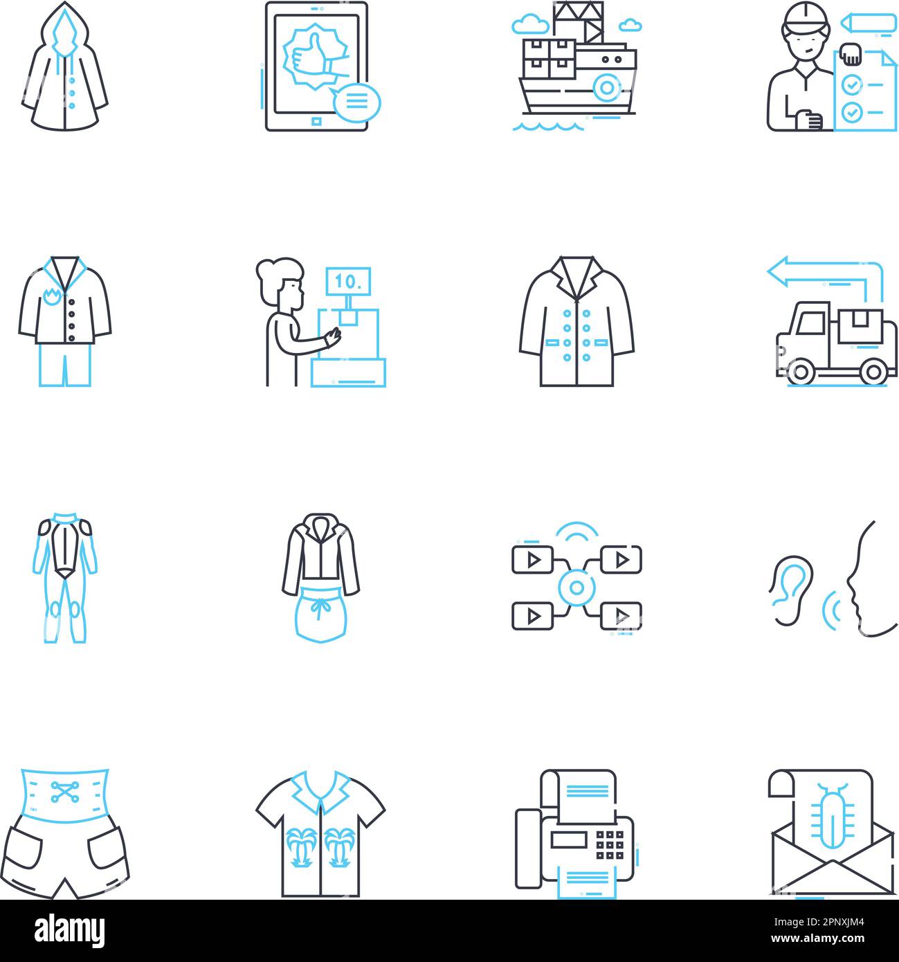 Shipping labeling inventory Stock Vector Images - Alamy