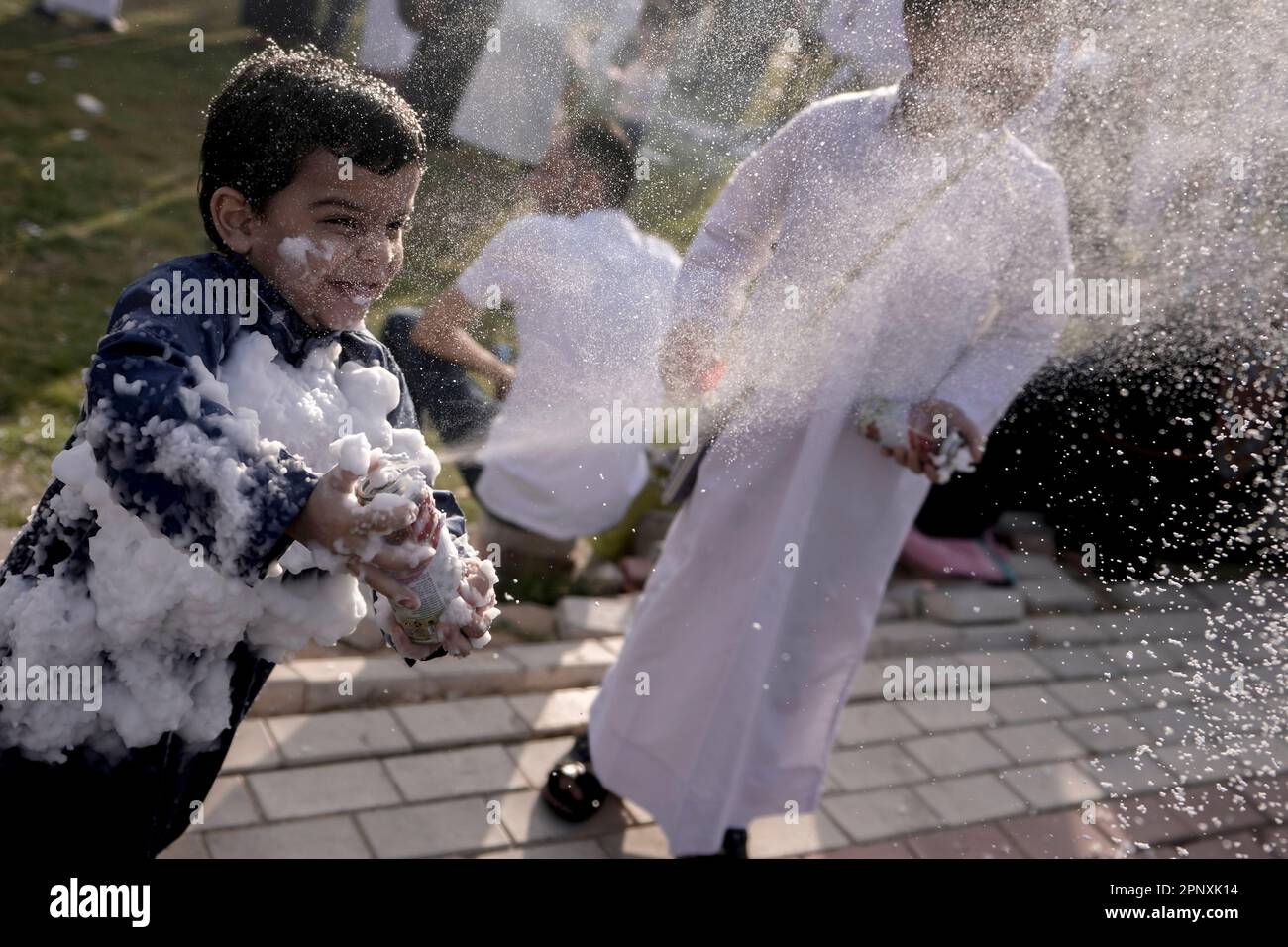 Egyptian Muslims celebrate Eid al-Fitr marking the end of the Muslim ...
