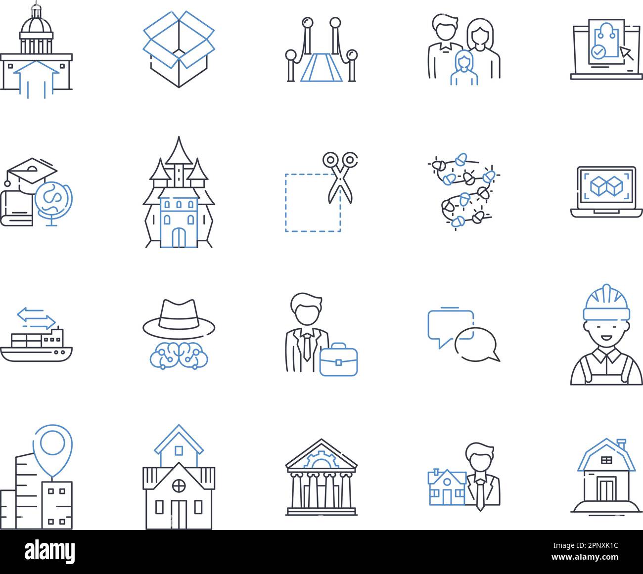 Neighborhood parcel service Stock Vector Images - Alamy