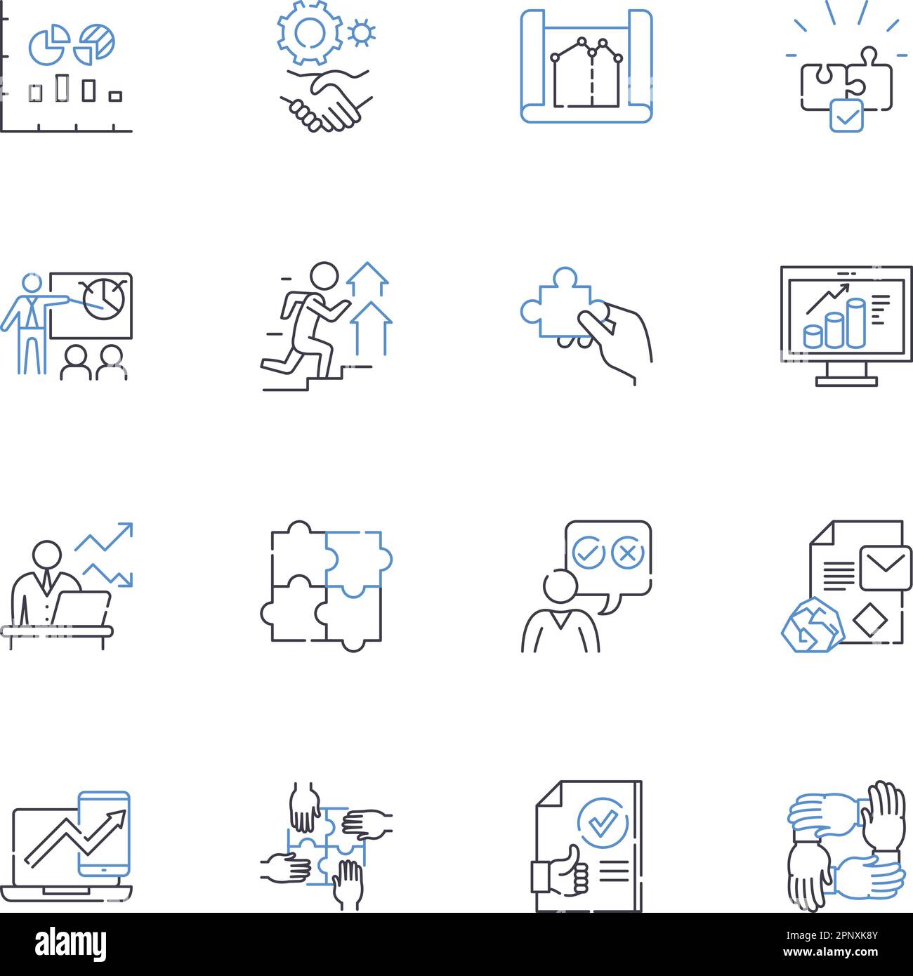 Productivity enhancement line icons collection. Efficiency ... Productivity enhancement line icons collection. Efficiency ...