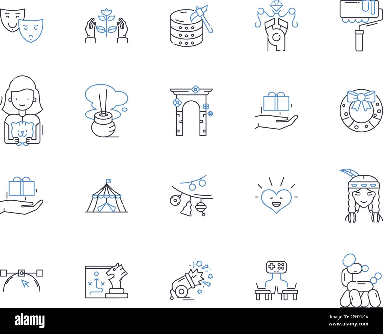 Creativity line icons collection. Imagination, Artistry, Innovation ...