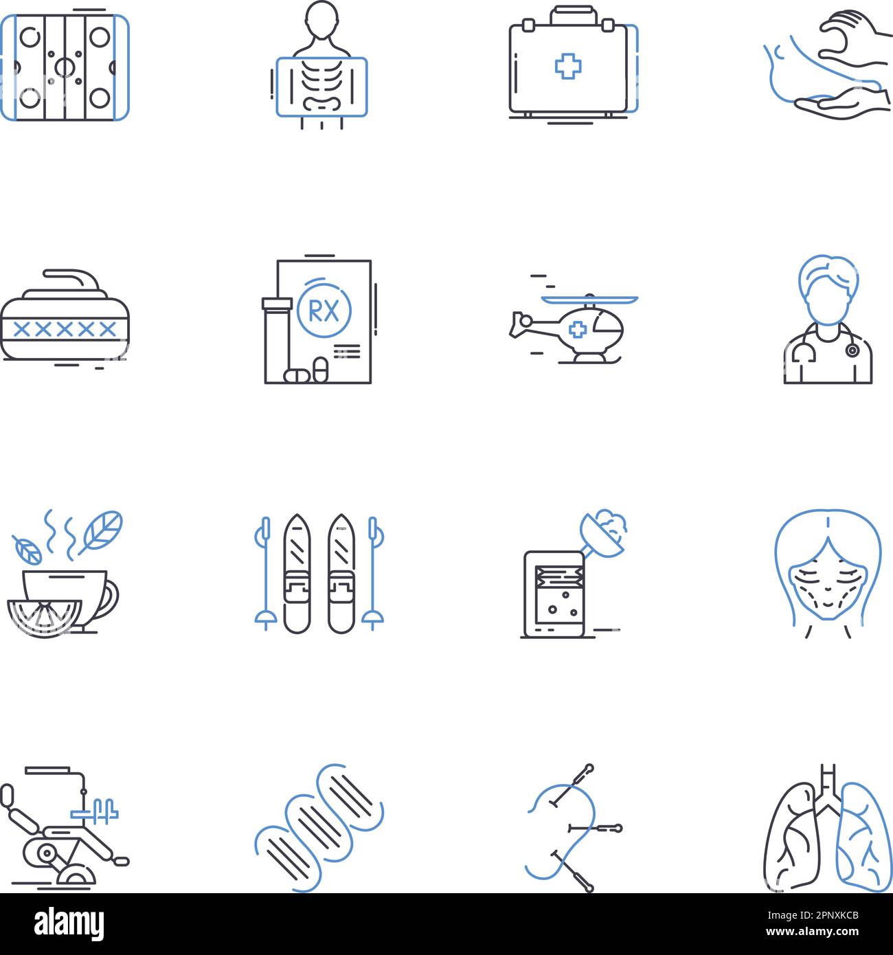 Flexibility line icons collection. Elasticity, Suppleness, Adaptability ... Flexibility line icons collection. Elasticity, Suppleness, Adaptability ...