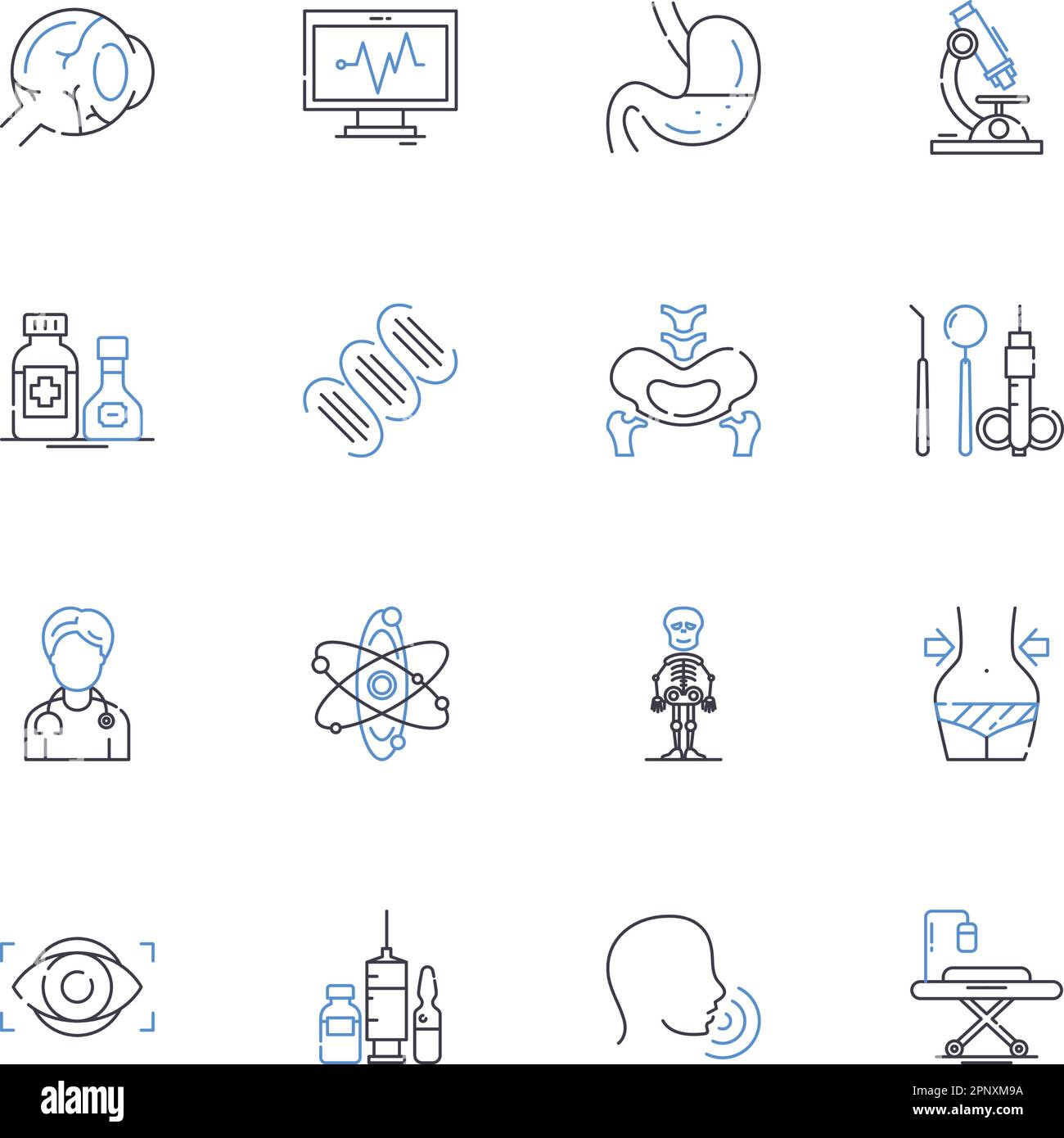 Wellness counseling line icons collection. Mindfulness, Gratitude, Self ...