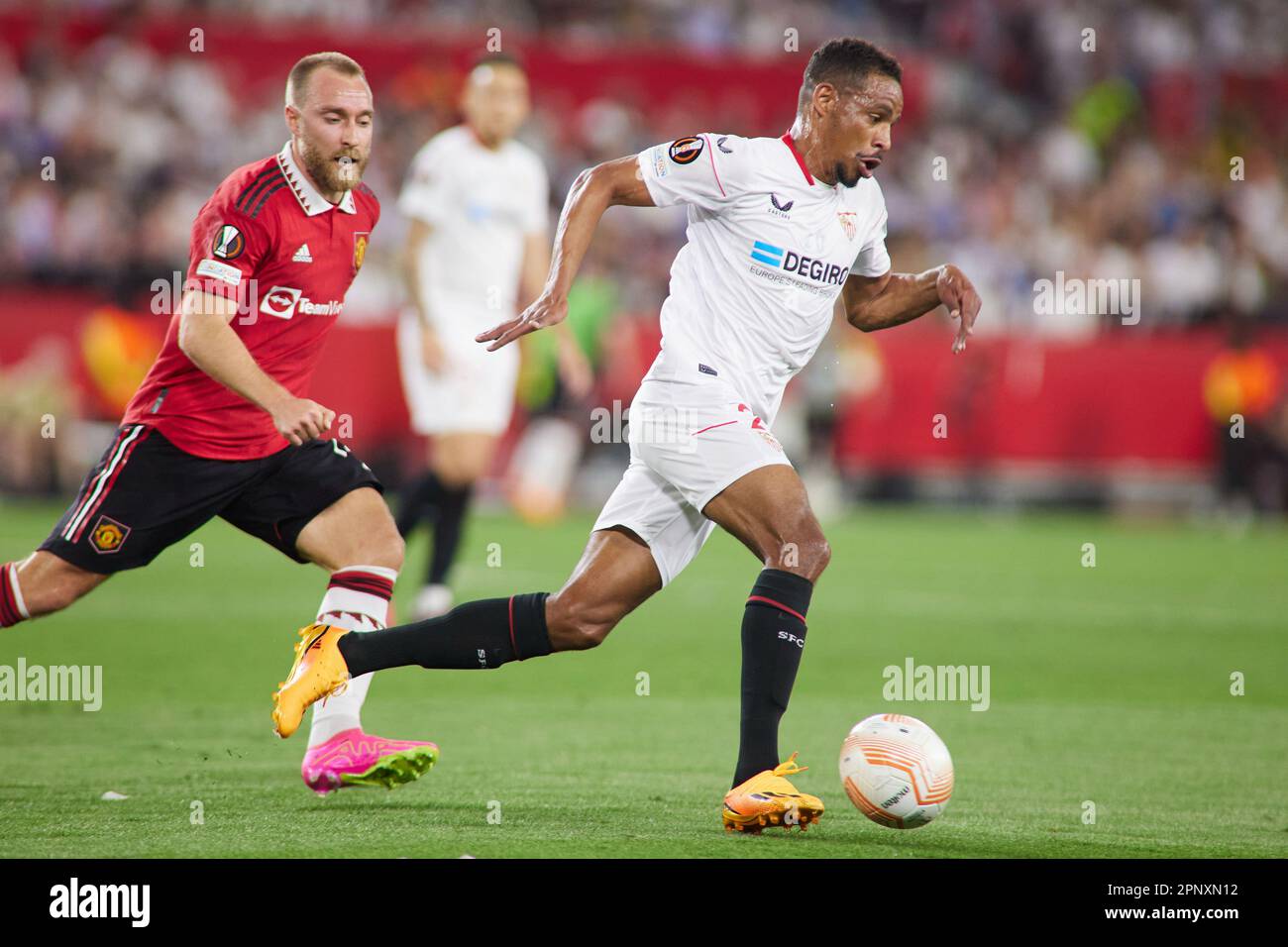 Fernando Reges of Sevilla FC during the UEFA Europa League, Quarter ...