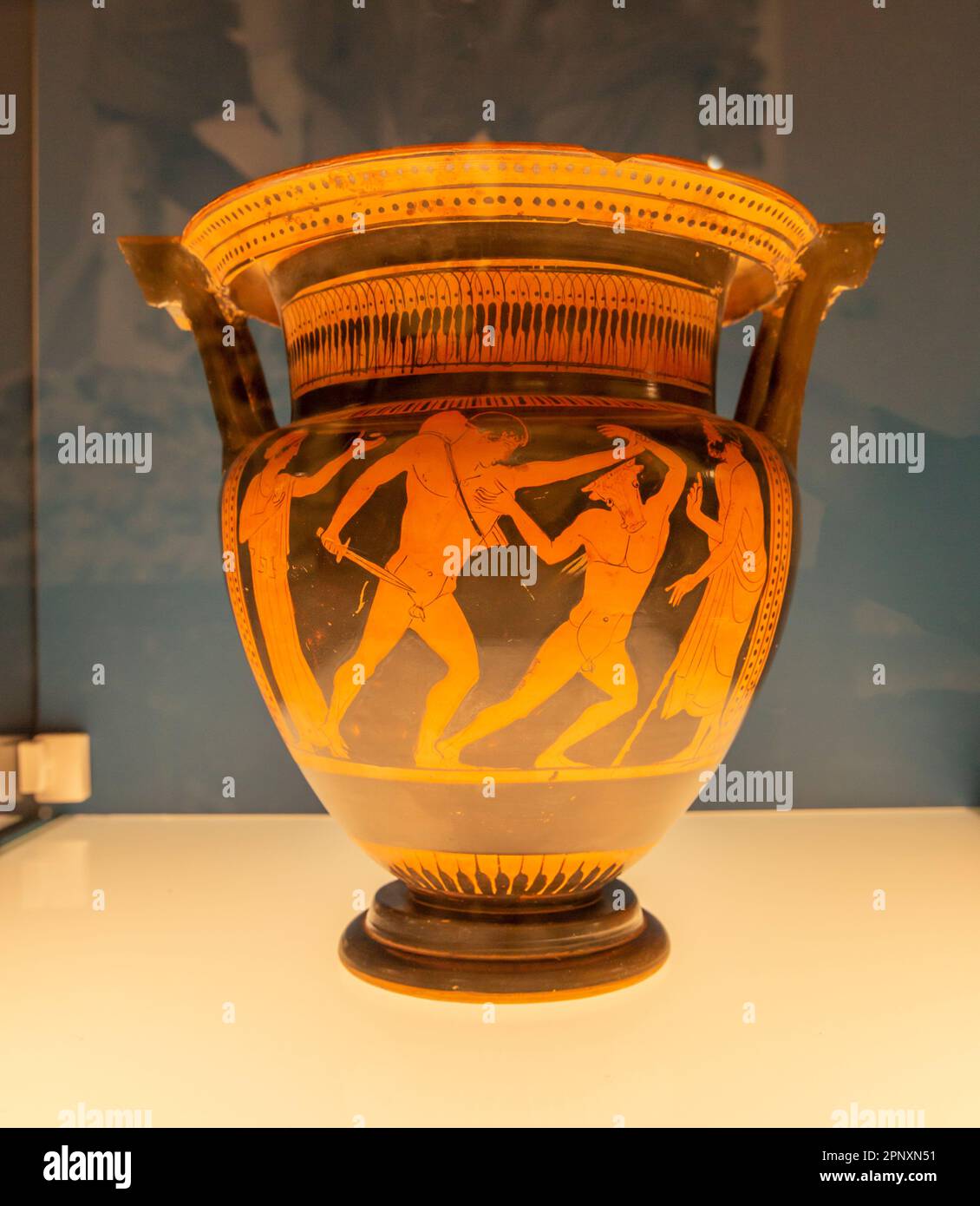 Decorated vase from ancient Greece Stock Photo - Alamy