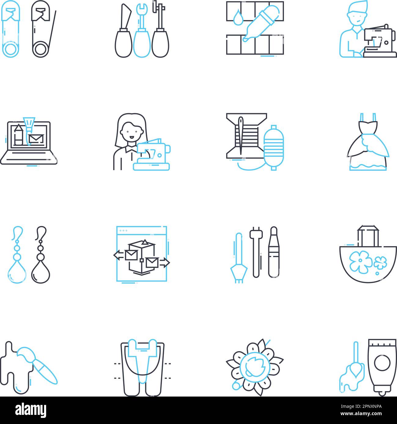 Film theater linear icons set. Cinema, Screen, Movie, Reel, Projection ...