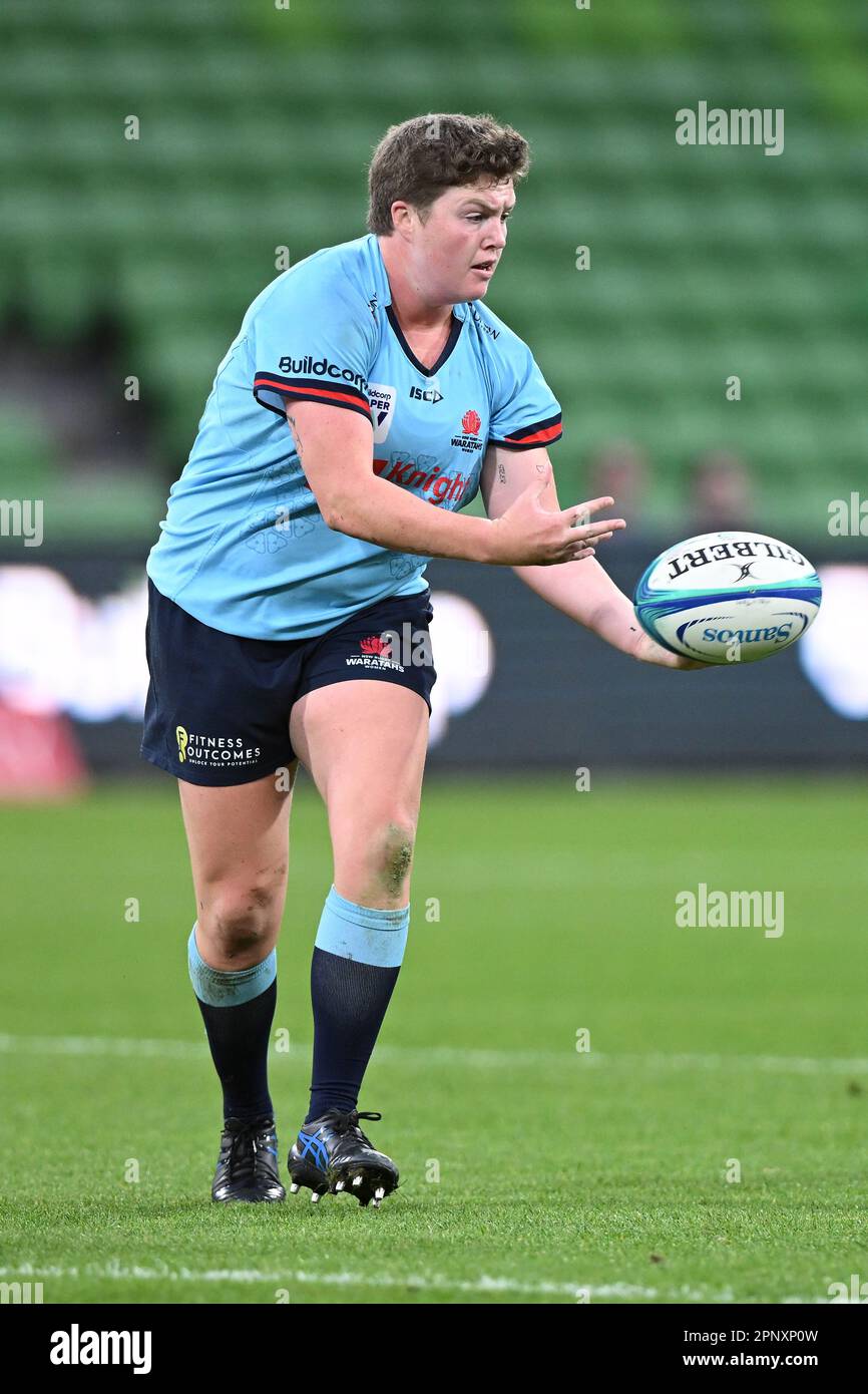Bridie O'Gorman of the Waratahs in action during the Super W Round 5 ...