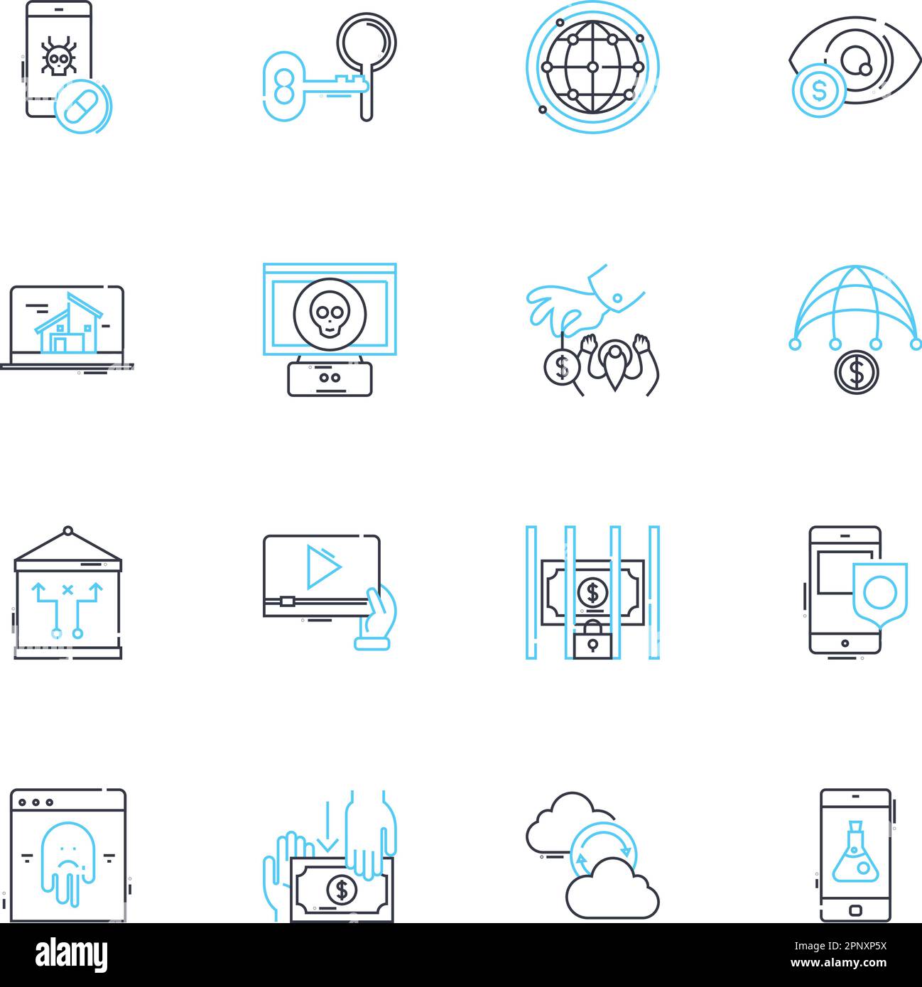 Product refinement linear icons set. Polishing, Improvement ...