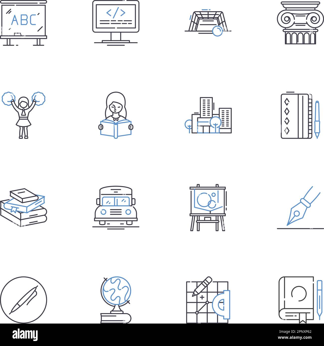 Humanities line icons collection. Culture, Ethics, History, Philosophy ...