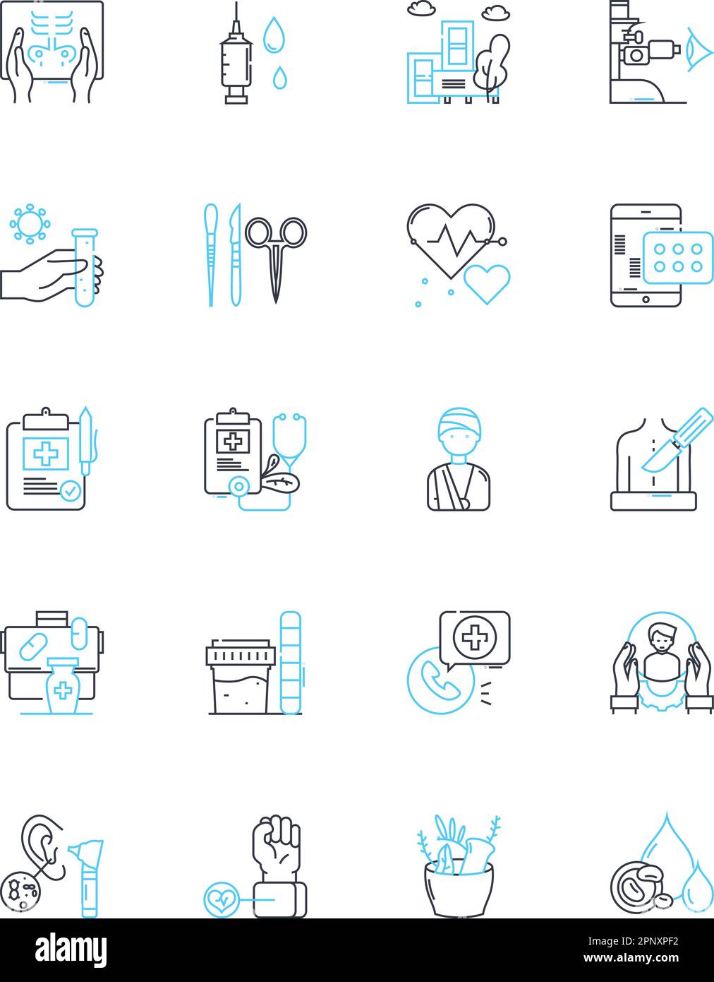 Human rights linear icons set. Equality, Dignity, Freedom, Empowerment ...