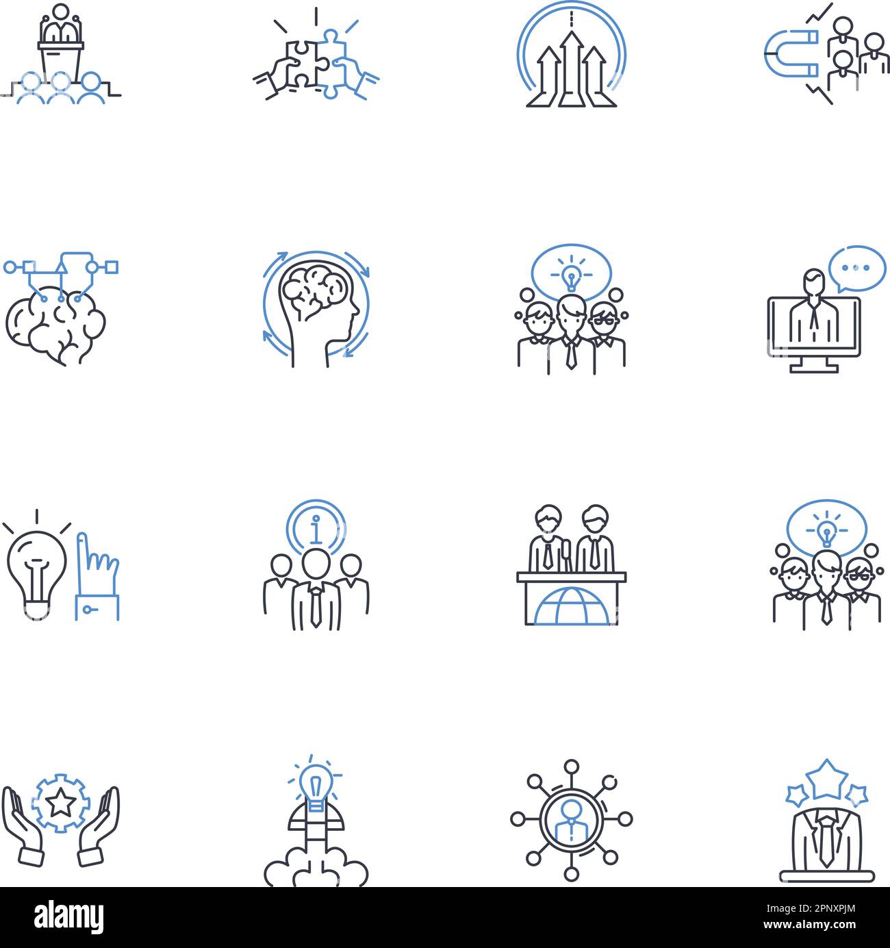 Environmental Initiative Line Icons Collection Sustainability