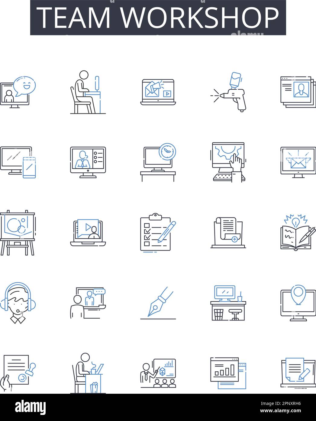 Coordinated exploration Stock Vector Images - Alamy