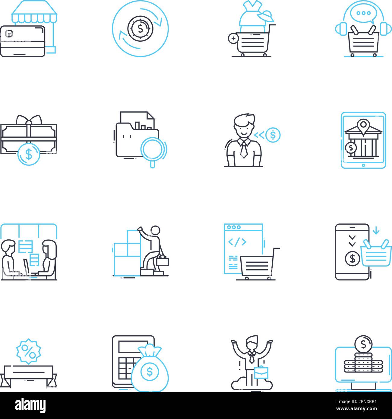 Digital agency linear icons set. Innovation, Creativity, Marketing ...