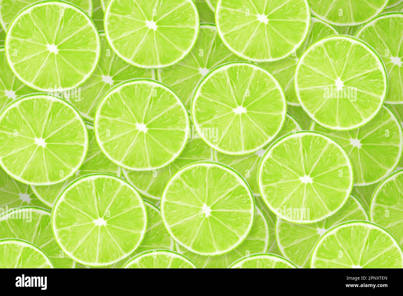 Background of lime sliced pieces Stock Photo - Alamy