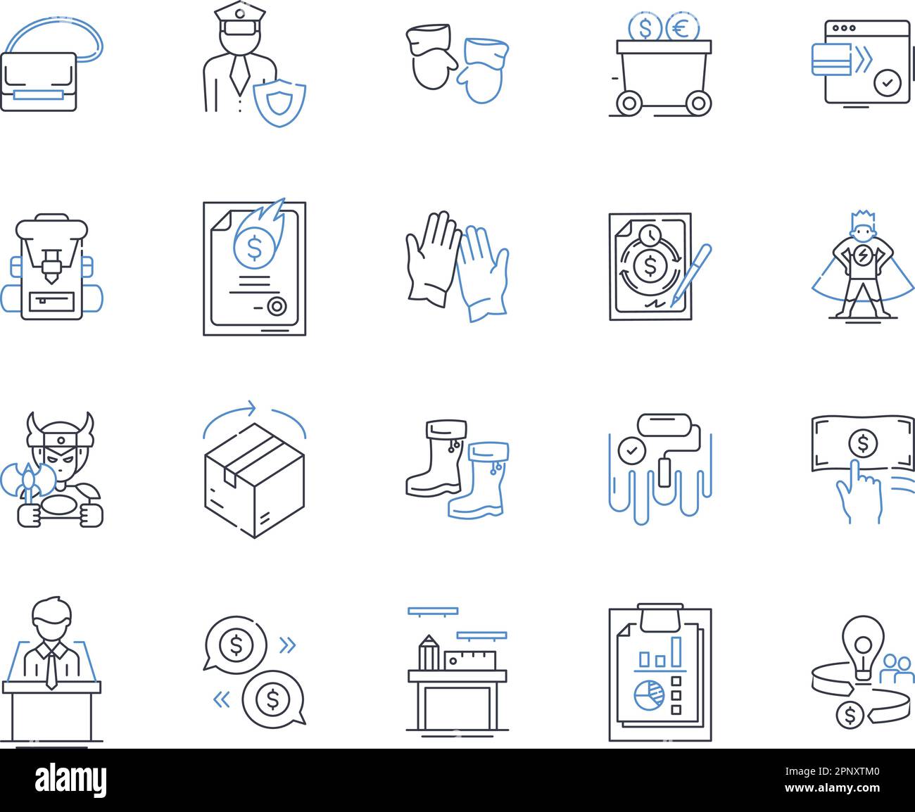 Style forge line icons collection. Customization, Clothing, Fashion ...