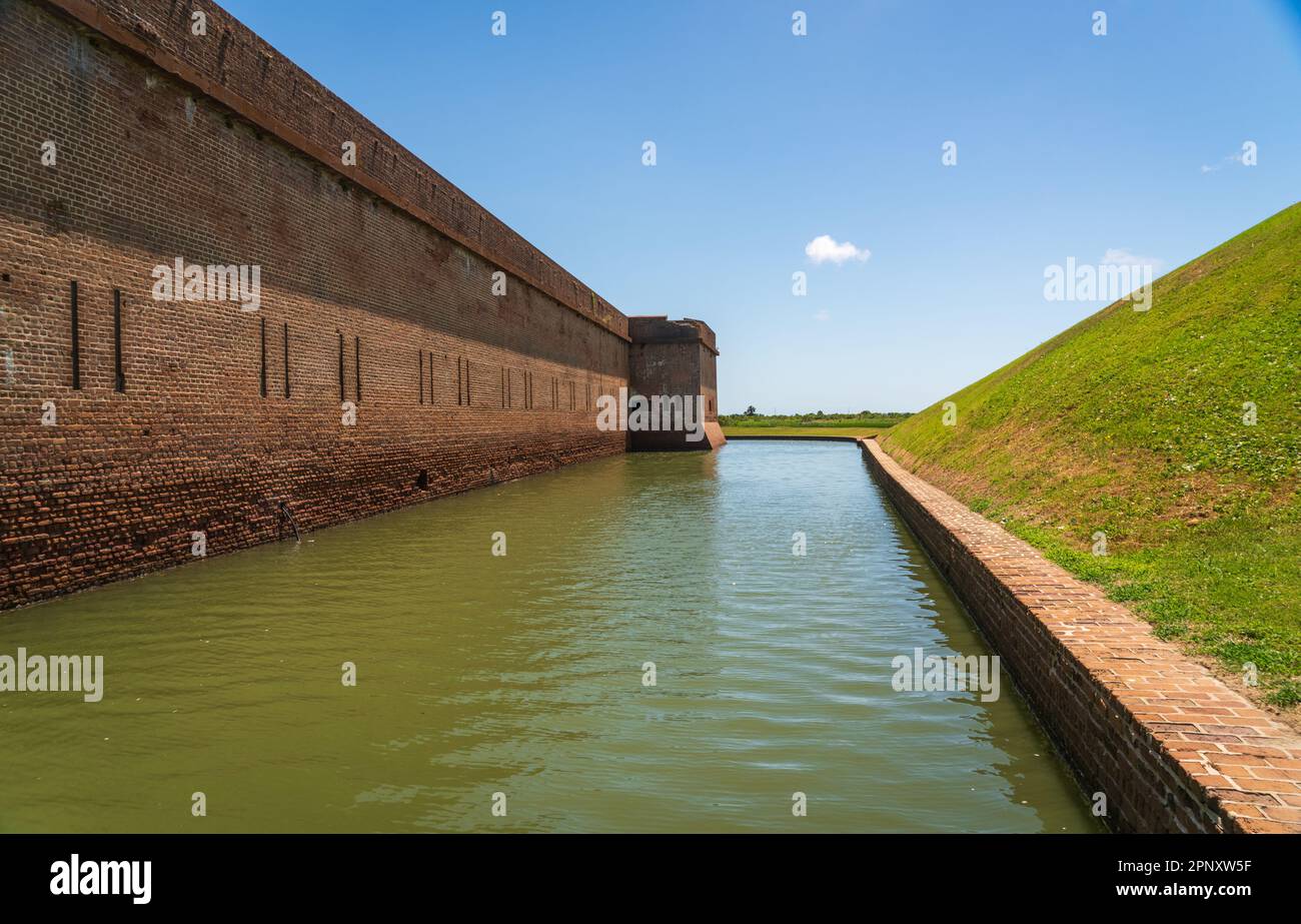 Fort georgia history military moat hi-res stock photography and images ...