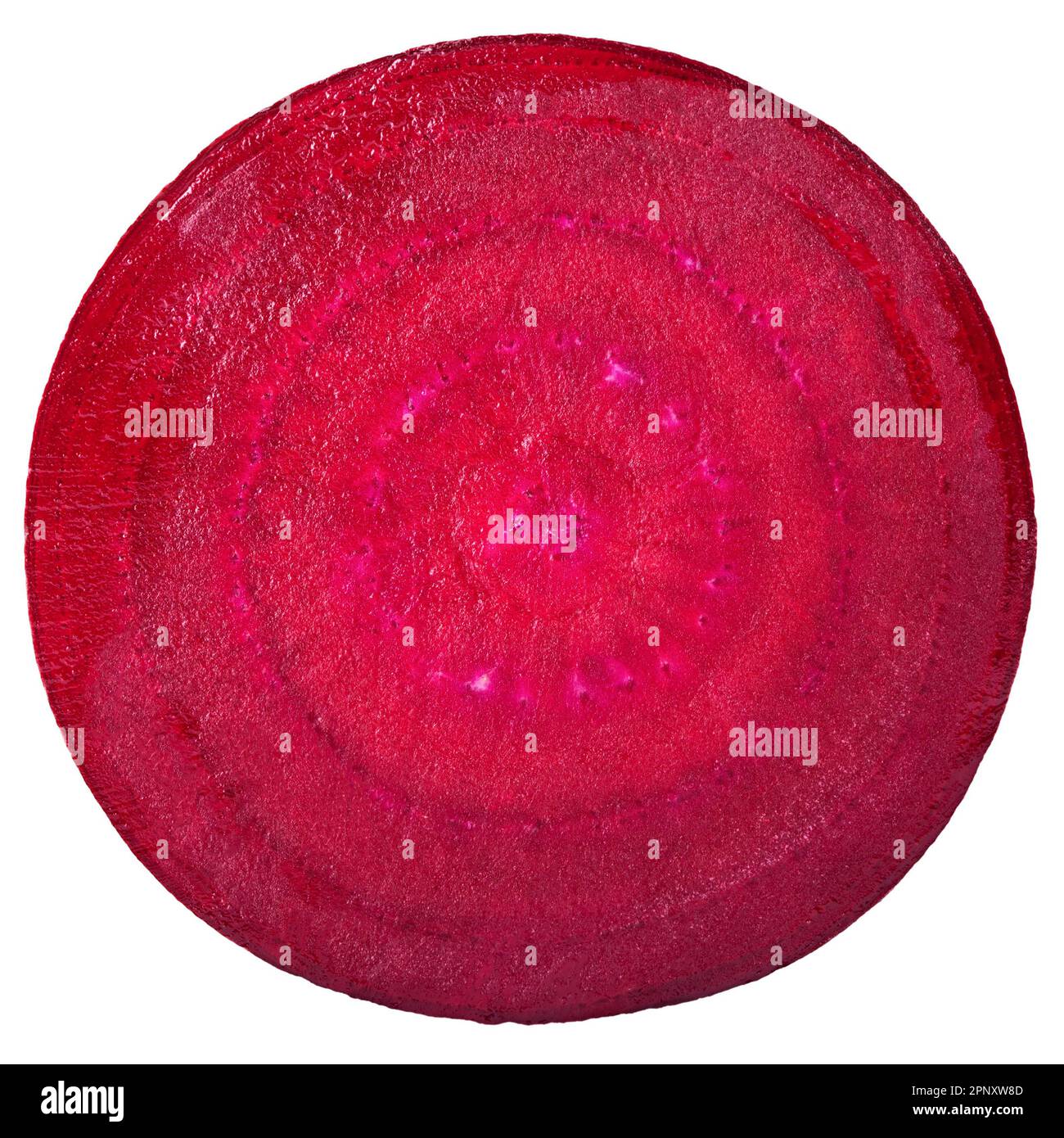 Juicy slice of beetroot isolated on white background, with clipping ...