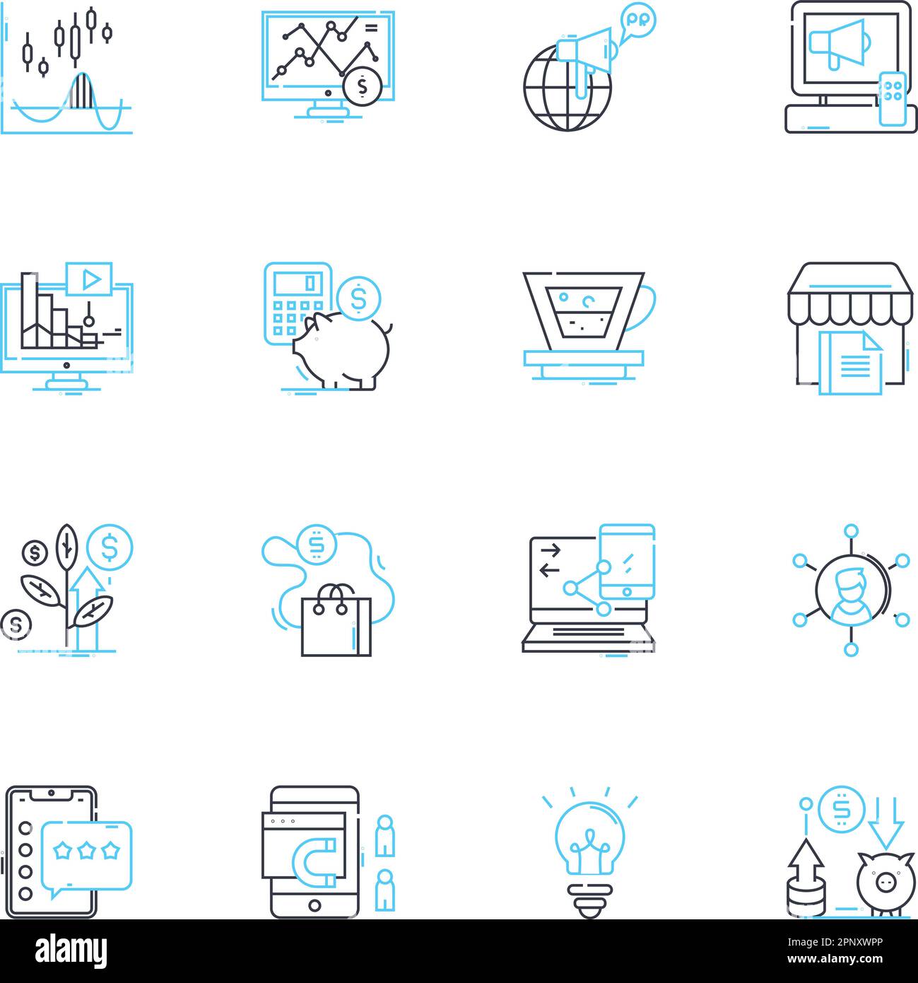 Environmental sustainability linear icons set. Conservation, Ecology ...
