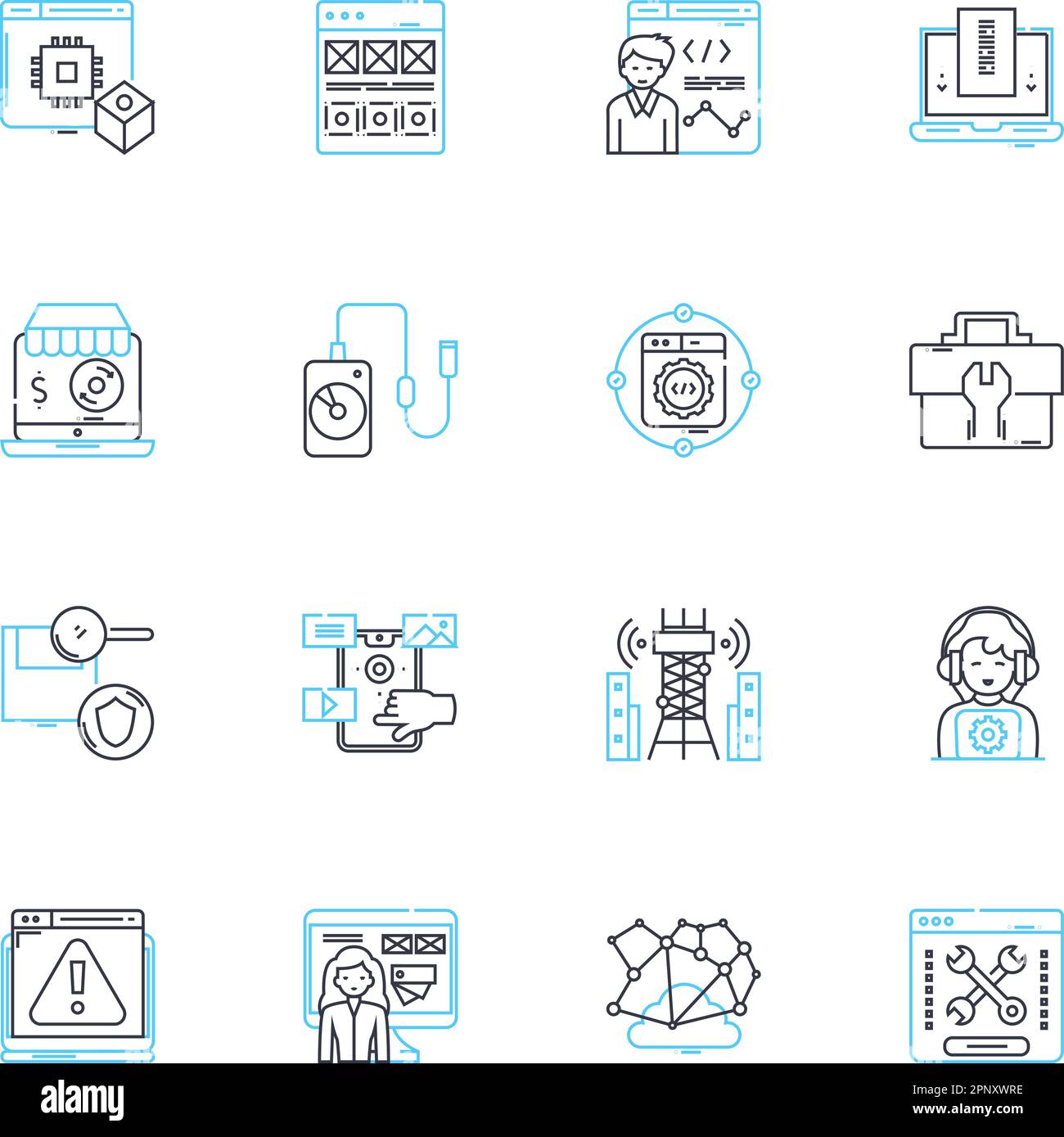 Self-improvement linear icons set. Growth, Change, Motivation ... Self-improvement linear icons set. Growth, Change, Motivation ...