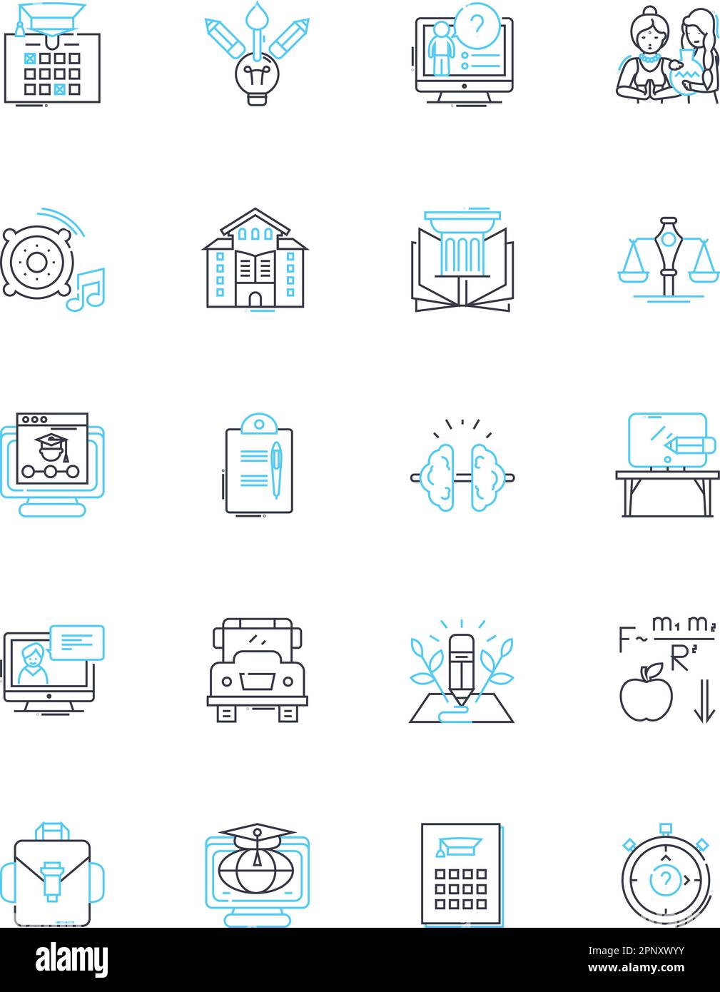 Innovative campus linear icons set. Technology, Collaboration ... Innovative campus linear icons set. Technology, Collaboration ...