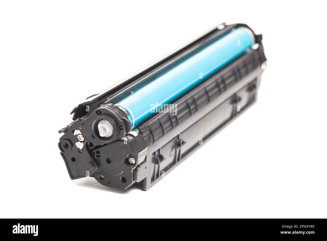 Cartridge for laser printer isolated on white background Stock Photo ...