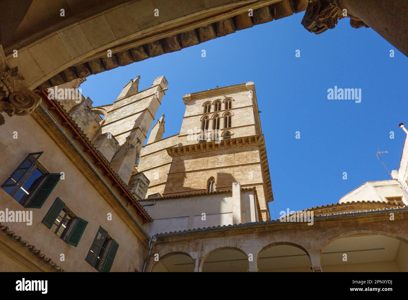 Palma de Mallorca, Spain -30 March, 2023. Cathedral La Seu, Palma de ...