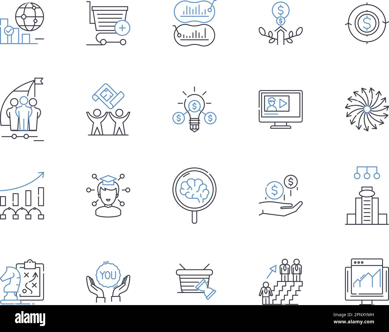 Knowledge and Expertise line icons collection. Wisdom, Proficiency ...