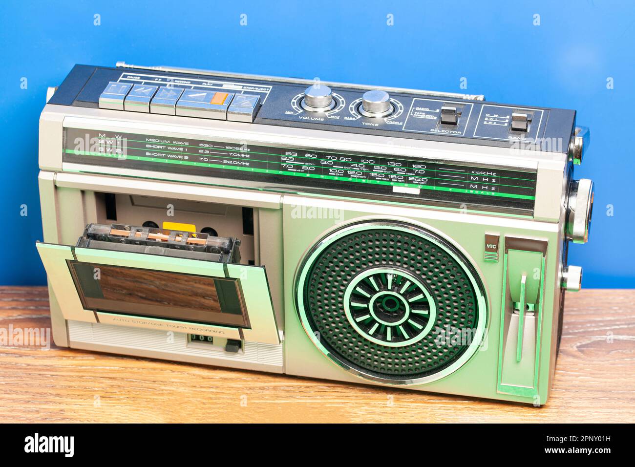 Retro ghetto radio boom box cassette recorder from 80s Stock Photo - Alamy