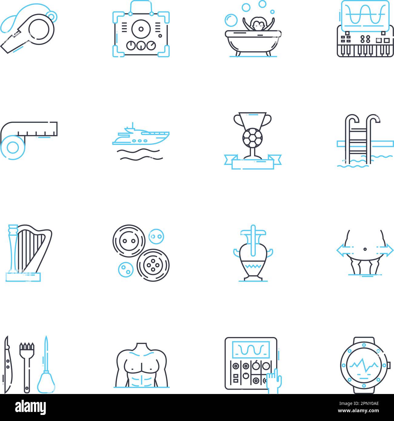 Learning Labs linear icons set. Collaboration, Innovation, Creativity ...
