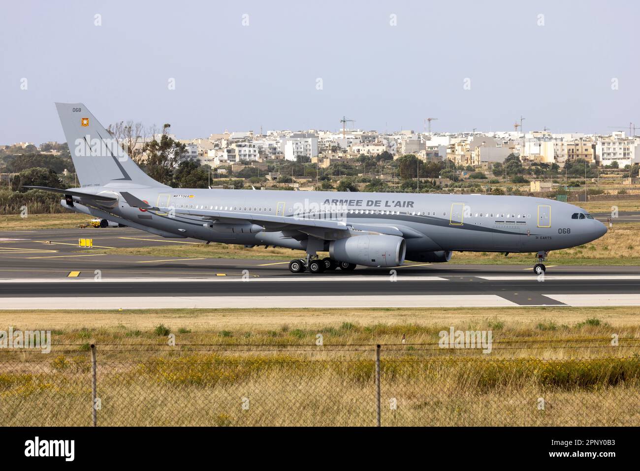 French Air Force Airbus A330-243(MRTT) (Reg: MRTT068) departing Malta ...