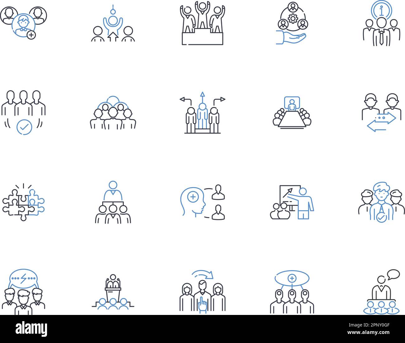 League line icons collection. Soccer, Athletes, Competition, Fans ...