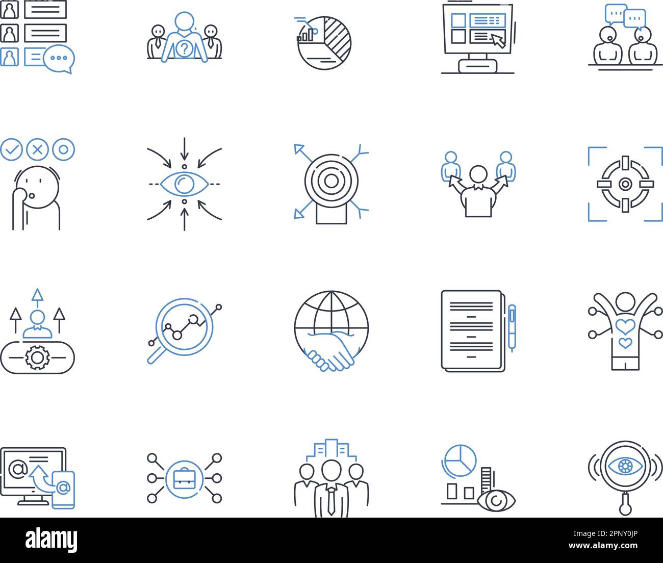 Friendship bonds line icons collection. Companionship, Loyalty, Support ...