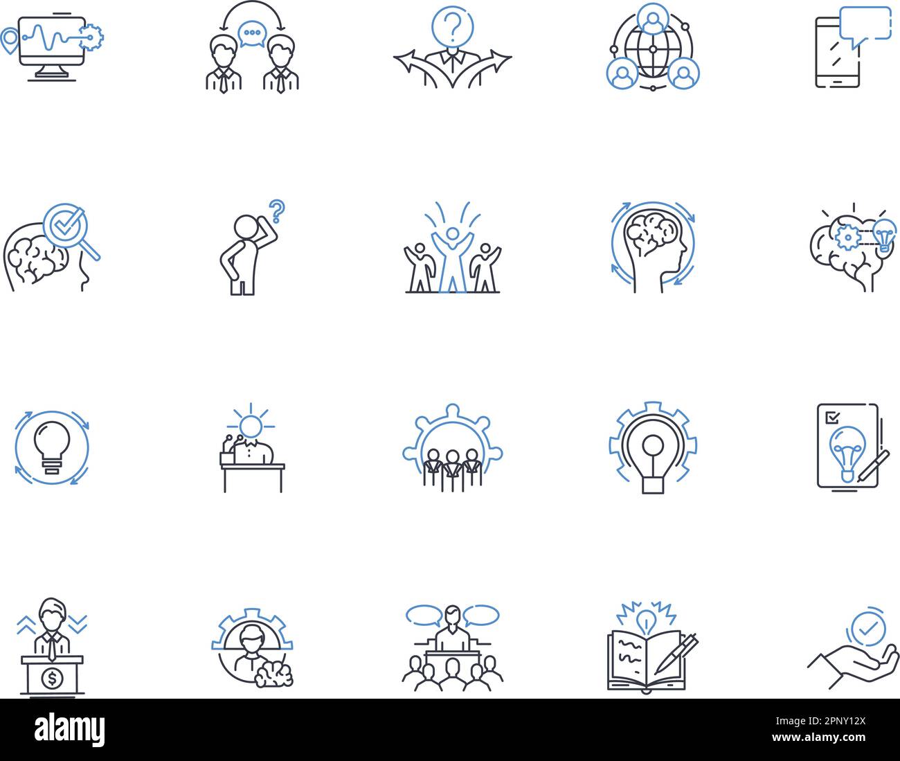 Treatment line icons collection. Therapy, Medicine, Rehabilitation ...