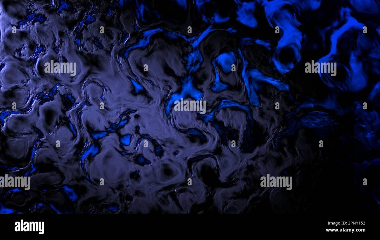 dark blue gradient strange lines material - abstract 3D illustration ...
