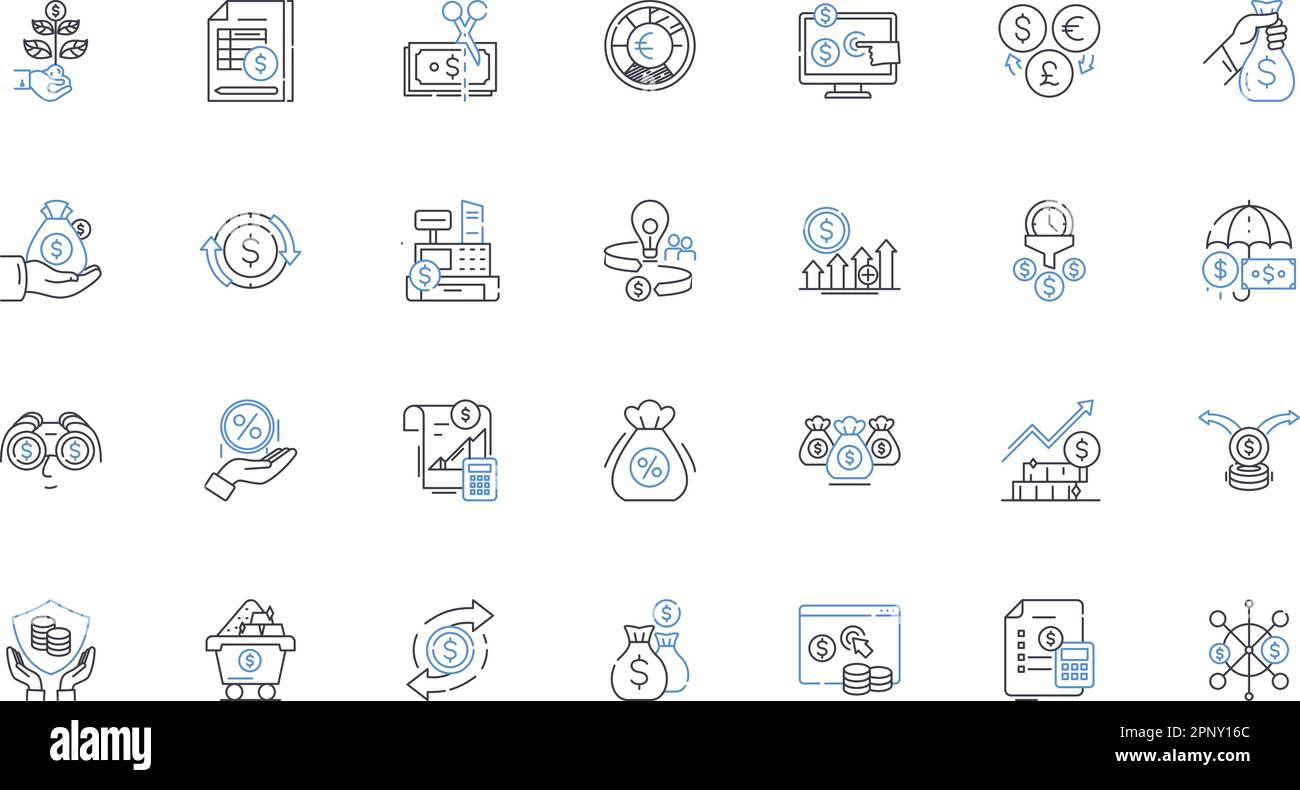 Coins line icons collection. Currency, Numismatics, Collectible ...