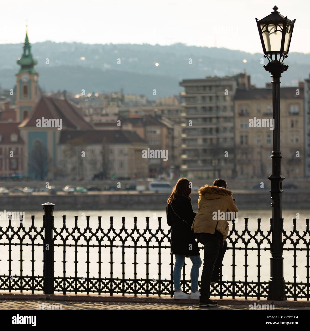 A romantic sightseeing in Budapest Stock Photo - Alamy