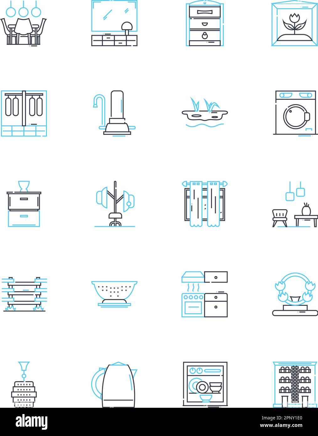 Graphic Architecture Linear Icons Set Design Creativity Aesthetics Composition Balance