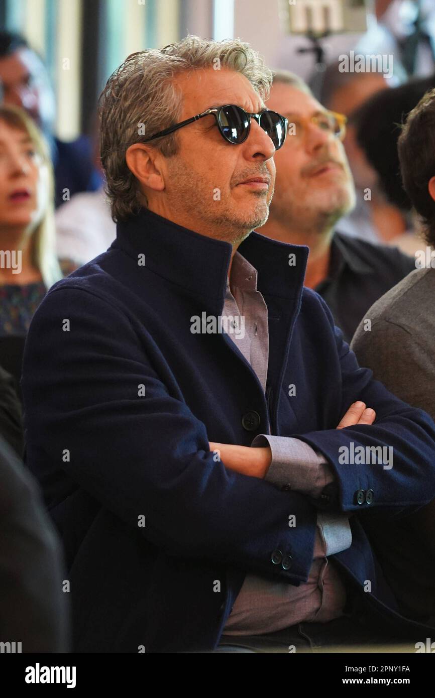 Madrid, Spain. 21st Apr, 2023. Actor Benicio del Toro during his ...