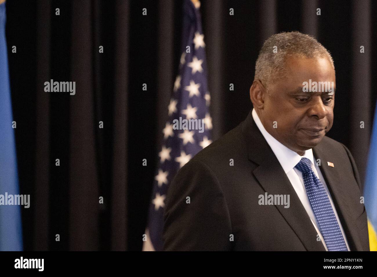 Ramstein Miesenbach, Germany. 21st Apr, 2023. Lloyd Austin, U.S ...