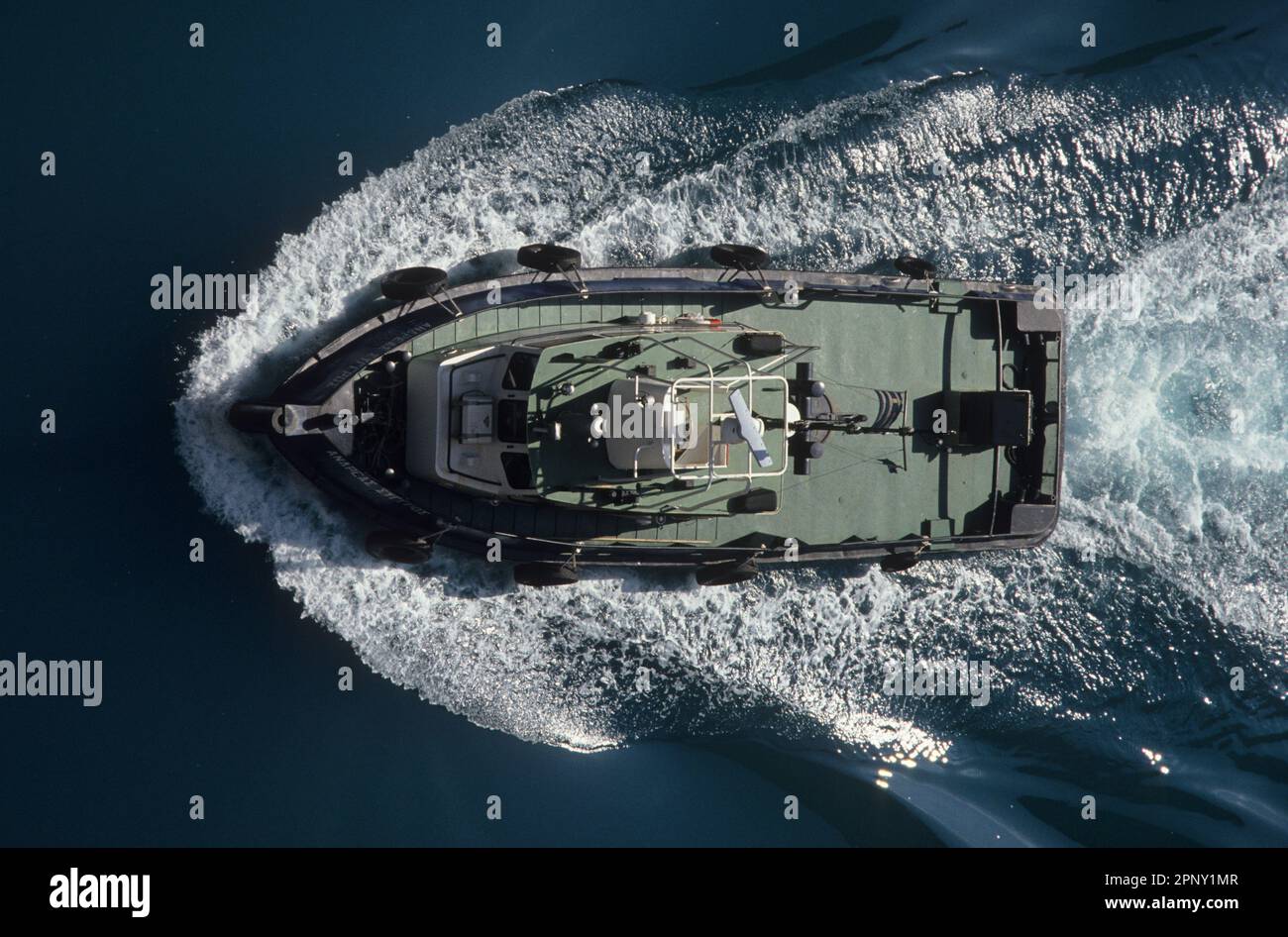 The Corinth Canal and boat, Greece Stock Photo - Alamy