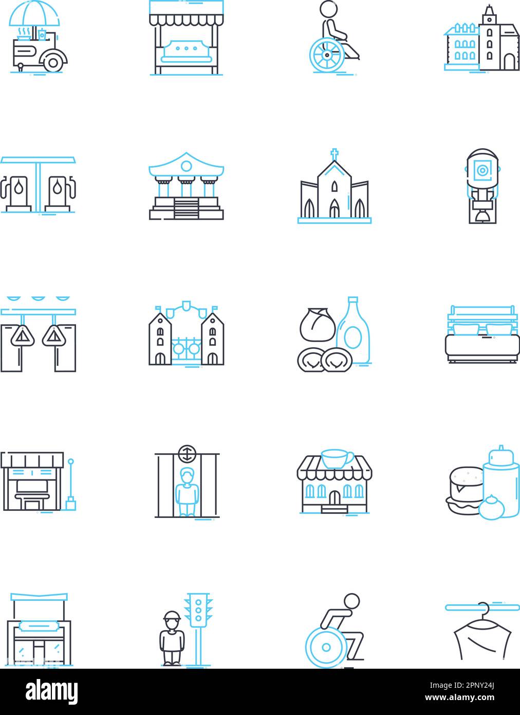 Green energy linear icons set. Renewables, Solar, Wind, Biomass, Hydro ...