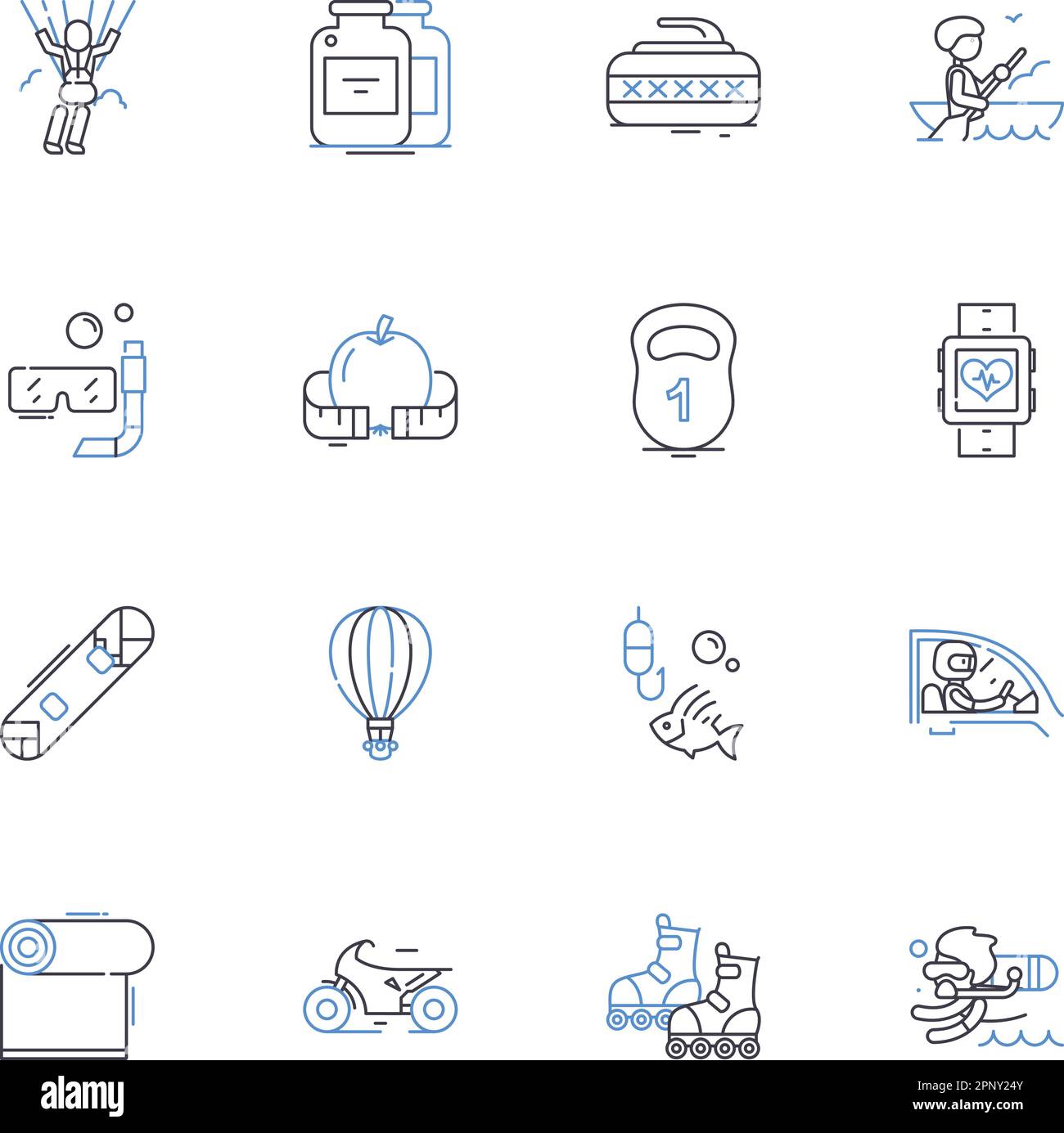 Wrestling line icons collection. Slam, Pin, Champion, Submission, Ring ...