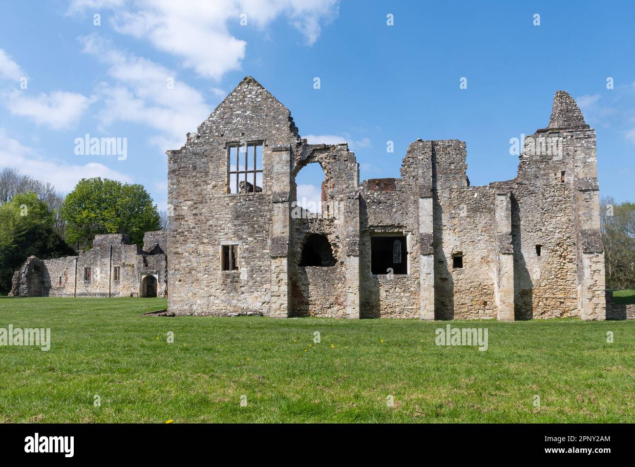 Netley Abbey, Hampshire, England, UK, view of the historic landmark in ...