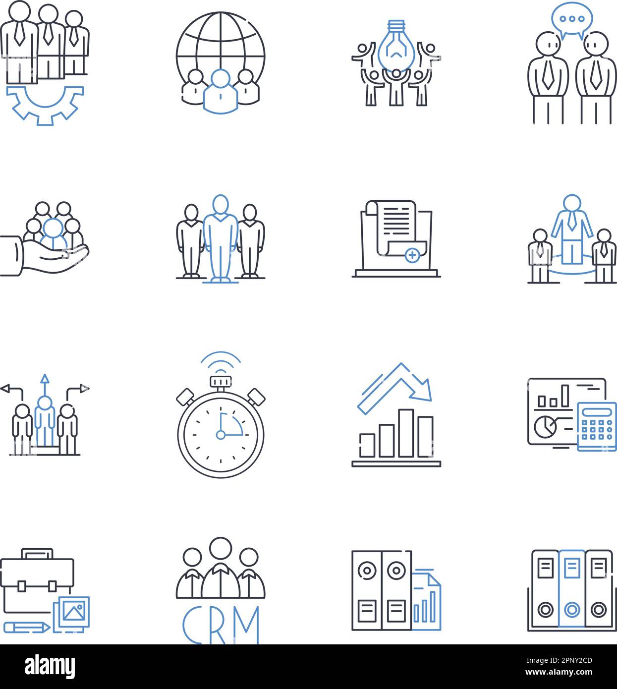 Field workers line icons collection. Agricultural, Harvesting, Crop ...