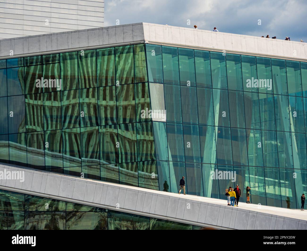 Oslo, Norway - May 2022: Oslo Opera House (Norwegian: Operahuset) is ...