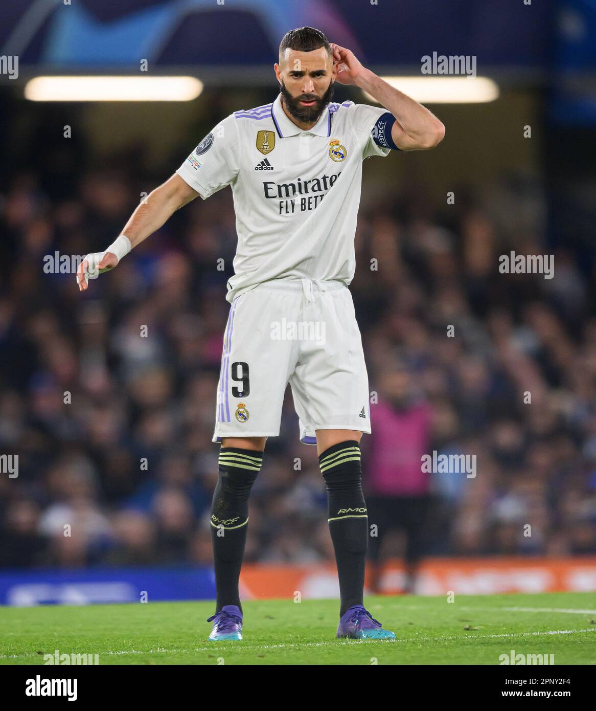London, UK. 18th Apr, 2023. 18 Apr 2023 - Chelsea v Real Madrid - UEFA ...