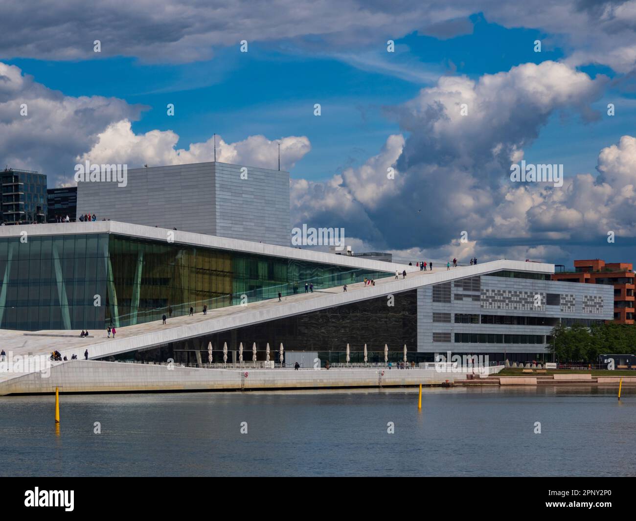 Oslo, Norway - May 2022: Oslo Opera House (Norwegian: Operahuset) is ...